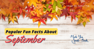 Serendipity Fun Facts About September