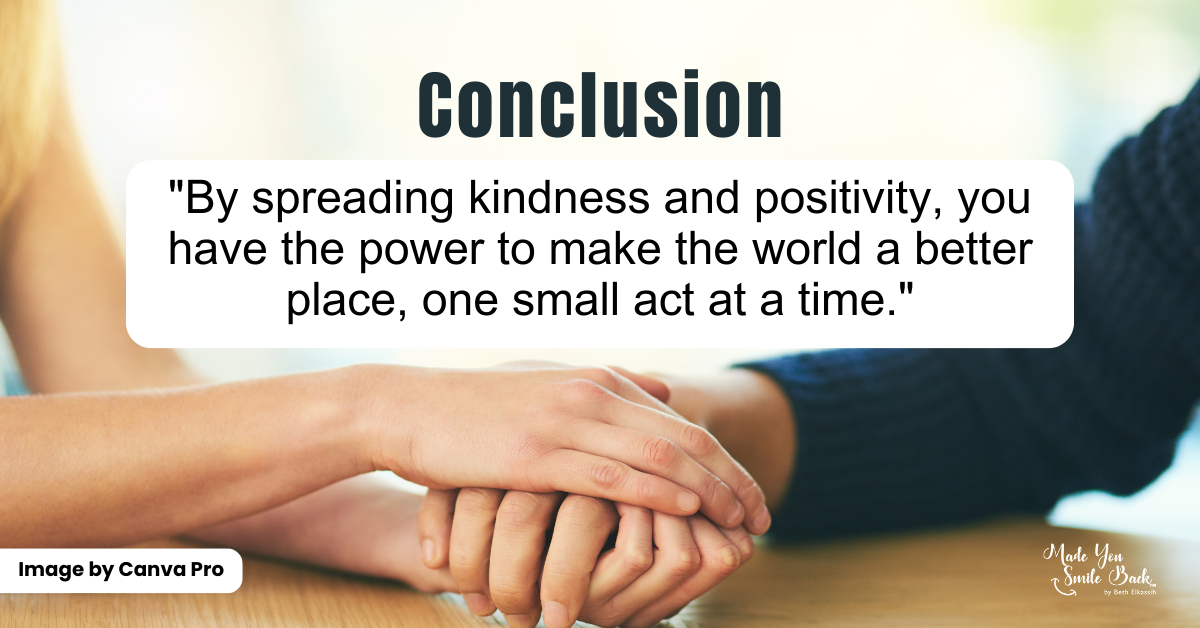 Kindness Pay It Forward: How Small Acts of Kindness Can Change the ...