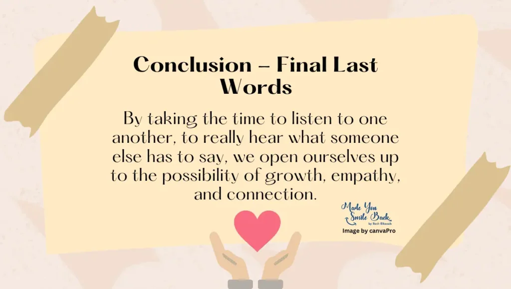 Hear Me Out Quotes: Powerful Words to Open Minds and Hearts